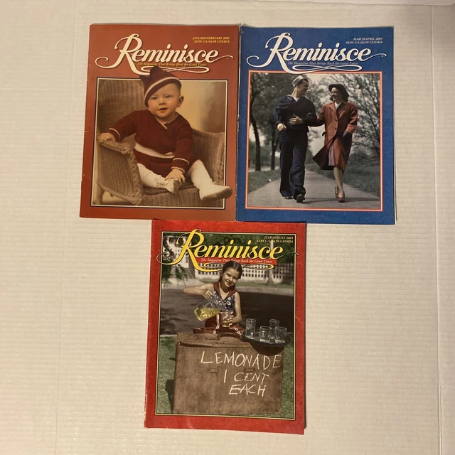 REMINISCE MAGAZINE LOT Of 3. 2005 The Magazine That Brings Back Good ...