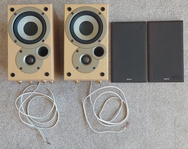 DENON MISSION SC-M50 Bookshelf Speakers Hi-Fi Stereo 20-50W Great ...