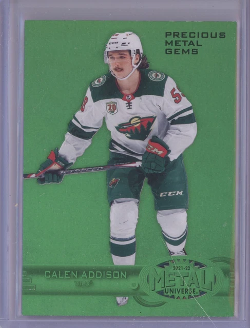 CALEN ADDISON 2021-22 Ud Skybox Metal Universe Precious Metal Gems ...