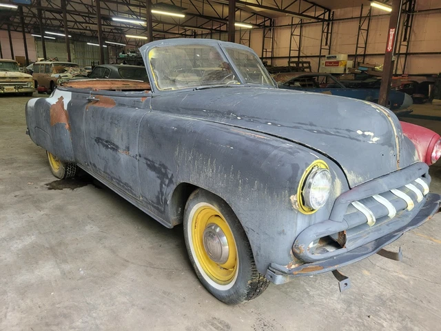 1952 CHEVROLET CONVERTIBLE hotrod rat rod PROJECT CAR parts salvage ...
