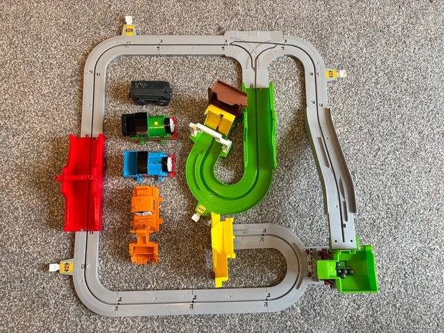 THOMAS & FRIENDS Big Loader Track Trains Tomy 2018 Box & Instructions £ ...