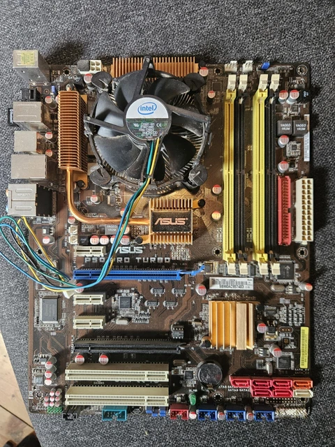 ASUS P5Q PRO TURBO LGA 775 Motherboard WITH INTEL CORE DUO E8400 £0.99 ...