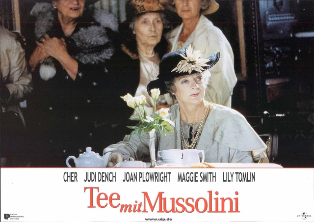 TEE MIT MUSSOLINI - Judi Dench - Cher - 8 Aushangfotos - 21x29cm (1039 ...
