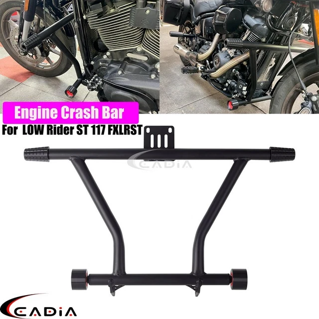PROTECTION MOTEUR HIGHWAY Crash Bar pour Harley Softail Low Rider 117 ...