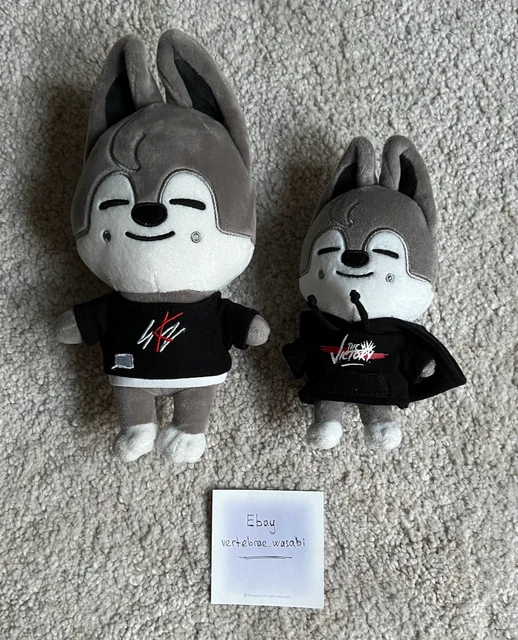STRAY KIDS SKZOO Bang Chan Wolf Chan Original + Mini Official Plush Set ...