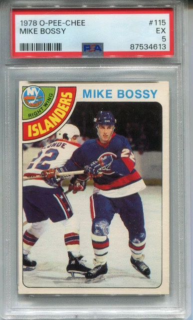 1978 O-PEE-CHEE #115 Mike Bossy Rookie PSA 5 EX New York Islanders $79. ...