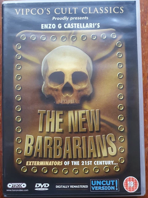 THE NEW BARBARIANS Dvd RARE OOP DISC LOVELY R2UK UNCUT VIPCO 1983 ...