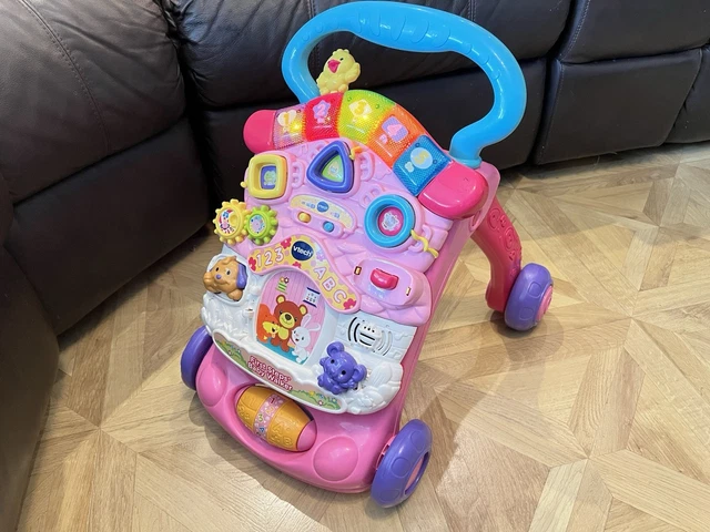 VTECH FIRST STEPS Baby Walker Interactive Lights Sounds Activity Toy £ ...