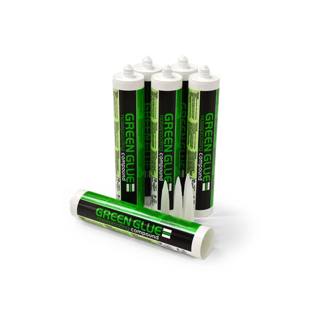 GREEN GLUE NOISEPROOFING Compound - NEW Case of 6 Tubes (28 Oz. Tube ...