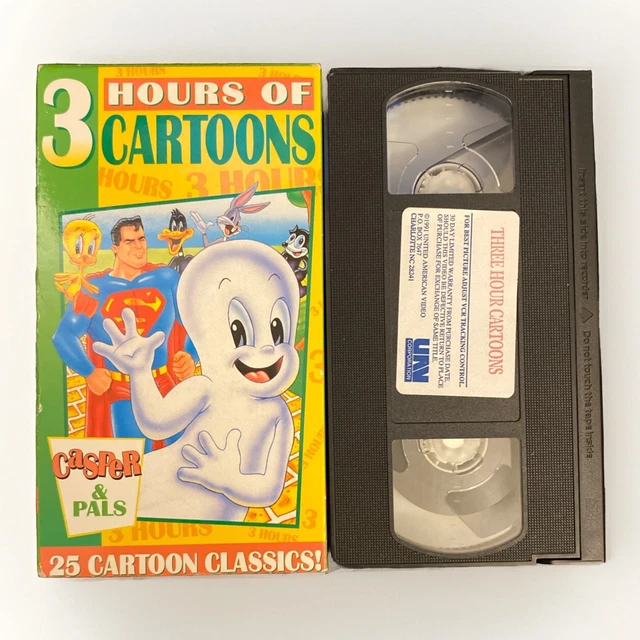 3 HOURS OF cartoons 25 cartoon classics vol 4 vhs £8.05 - PicClick UK