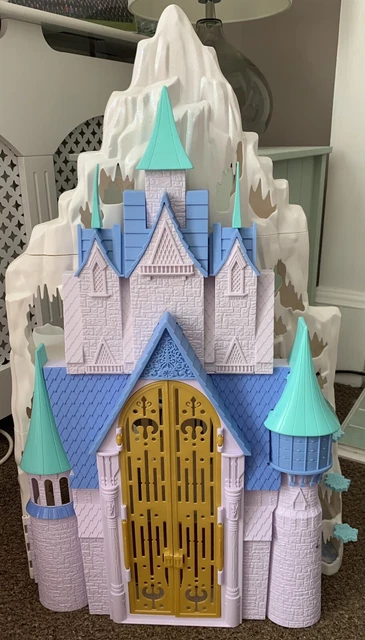 DISNEY FROZEN CASTLE Playset With Elsa And Anna Dolls £10.00 - PicClick UK
