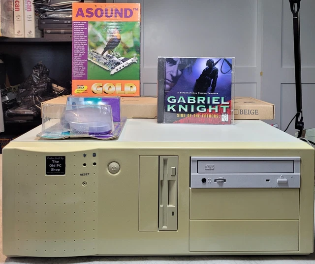 CUSTOM WINDOWS 95 DOS Gaming Computer Intel Pentium CPU 32MB RAM ...