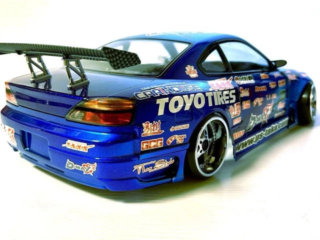 REVE D NISSAN Silvia S15 1/10 RC Drift Body Only Painted w/ Decals ...