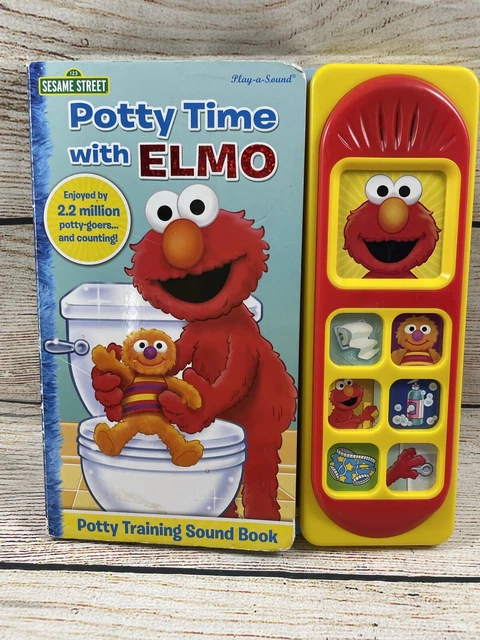 SESAME STREET POTTY TIME with ELMO Potty Training Push Button Sound ...