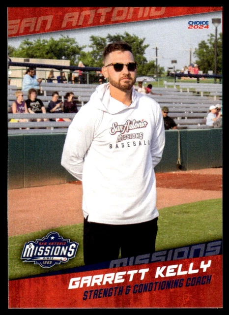 2024 CHOICE GARRETT Kelly recrue San Antonio Missions San Diego Padres ...
