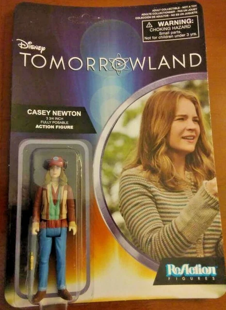 DISNEY &TOMORROWLAND&-CASEY NEWTON-FULLY Posable-ReAction Figure-FUNKO ...