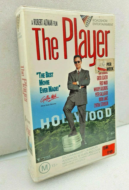 EX RENTAL THE Player VHS Video Roadshow Clamshell Tape Vintage Clam ... EX RENTAL THE Player VHS Video Roadshow Clamshell Tape Vintage Clam ...