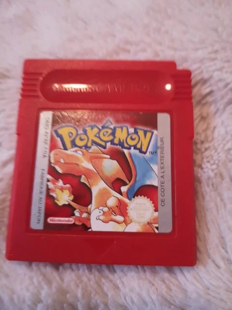 JEU GAMEBOY - Pokemon Rouge Pokémon - Jeu Nintendo Game Boy GB ...