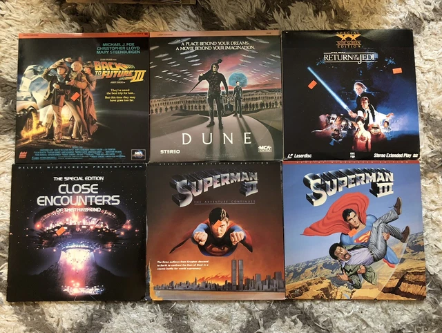 80S SCI FI 6 LASER DISC Lot: Dune Superman II & III Close Encounters ...