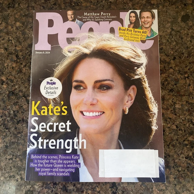 People Magazine Jan 8 2024 Kate S Secret Strength Brad Pitt