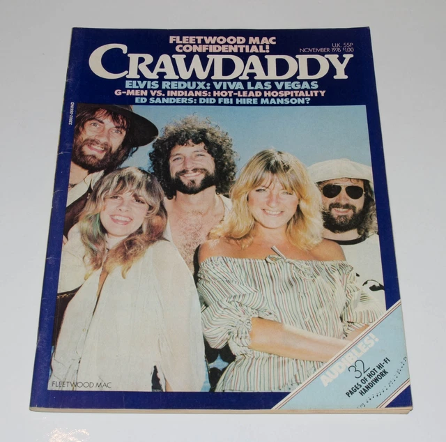 CRAWDADDY MAGAZINE NOV 1976 FLEETWOOD MAC WILLIAM S BURROUGHS CB4 £16. ...