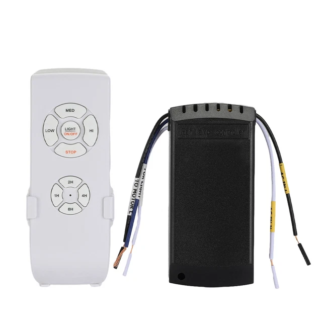 SMART HOME COMPATIBLE Ceiling Fan Remote Control Simplified Fan Control ...