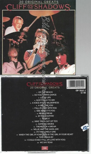 CLIFF RICHARD AND The Shadows - 20 Original Greats (20 Track CD) EUR 1 ...