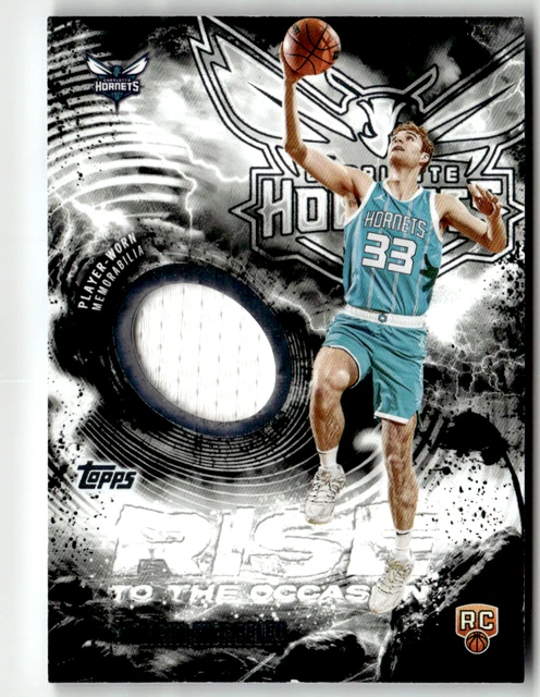 2025 TOPPS FLAGSHIP NBA N º Rto-Lm Liam Mcneeley Rookie Player-Worn ...