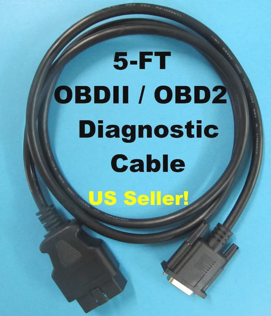 NEW OBD2 OBDII Cable for Cen-Tech CenTech Model 94217 Scanner Code ...