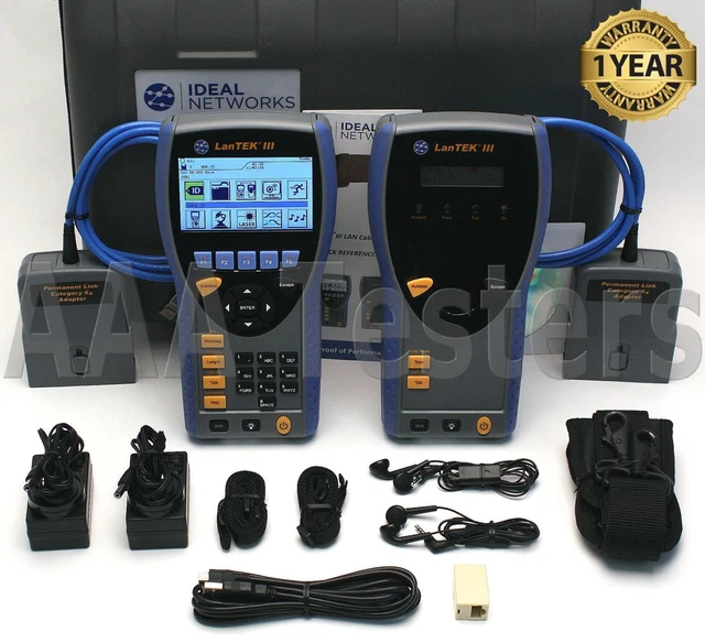 IDEAL LANTEK III 500 Cat5e Cat6 Cat6a Lan Câble Certifier R161001 III ...