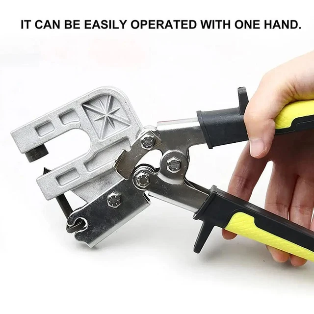 12& METAL STUD Crimper Punch Lock Framing Fastening Tool Crimping Hand ...