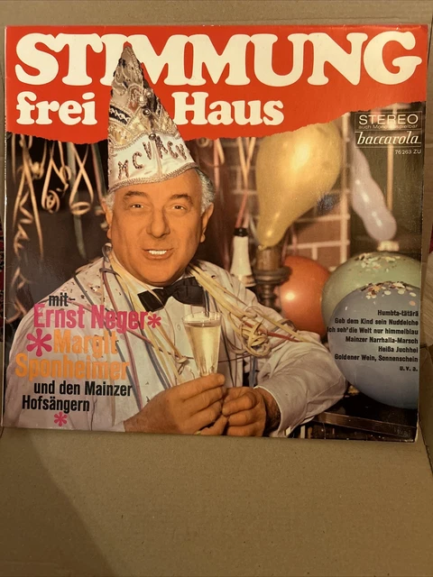 ERNST NEGER, MARGIT Sponheimer Und Die Mainzer Hofsänger - Stimmung ...