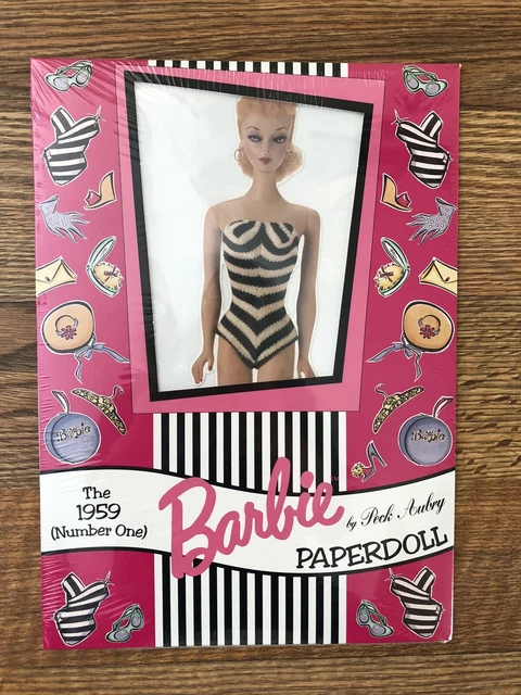 MATTEL BARBIE PAPER DOLL 1959 BARBIE (Number One) Peck Aubry Sealed ...