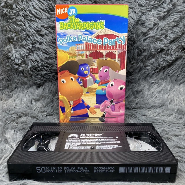 THE BACKYARDIGANS POLKA Palace Party VHS Tape 2006 Nick Jr. Nickelodeon ...