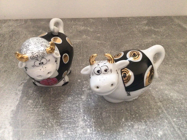 GOEBEL , Adam & Ziege Salzstreuer Paar , Stier und Kuh EUR 42,00 ...