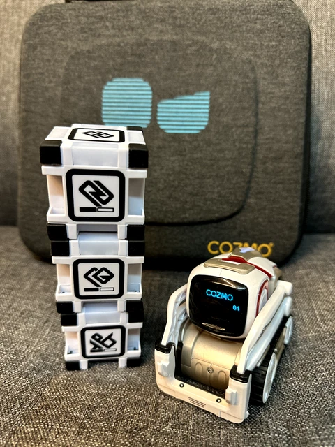 ANKI COZMO ROBOT Cubes Apprentissage Robot Jouet avec housse de ...