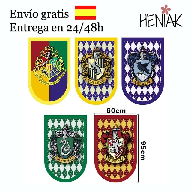 BANDERINES GRANDES DE Harry Potter 95cm x 60 cm bandera hogwarts gryffindor mago EUR 11,95 ...
