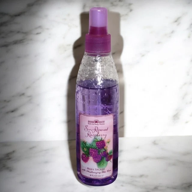 BATH & BODY Works Sun-Ripened Raspberry Body Splash 8oz 236ml Older ...