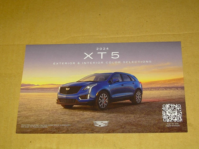 2024 CADILLAC XT5 Factory Color Chip Chart Brochure Mint! EUR 11,56 ...