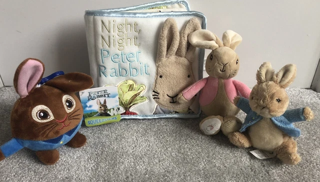 PETER RABBIT BABY Plush Book And Soft Toy Bundle £11.99 - PicClick UK
