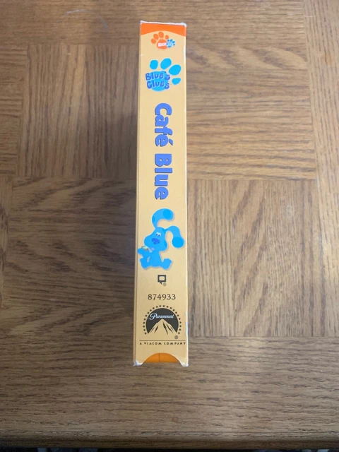 CAFE BLUES CLUES VHS 2001-TESTED-SUPER Selten Vintage COLLECTIBLE ...