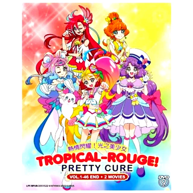DVD ANIME TROPICAL-ROUGE ! Pretty Cure Vol.1-46 End + 2 films sous ...