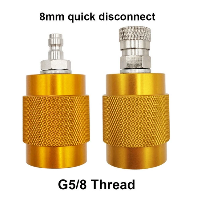 EASY TO USE PCP Filling Station Valve Charging Adapter to 5/8 Adapter ...