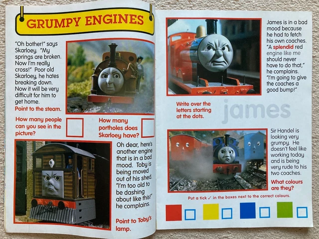 THOMAS THE TANK Engine Fun to Learn Magazine Issue 207 From 1999 With ...