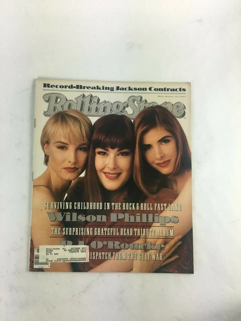 MAI 1991 ROLLING Stone Magazine Wilson Phillips record battant contrat ...
