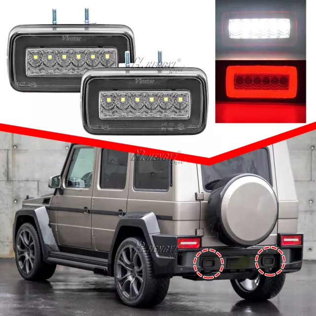 LED NEBELSCHLUSSLEUCHT FÜR Mercedes G-Klasse W463 G500 G550 G55 G63 AMG ...