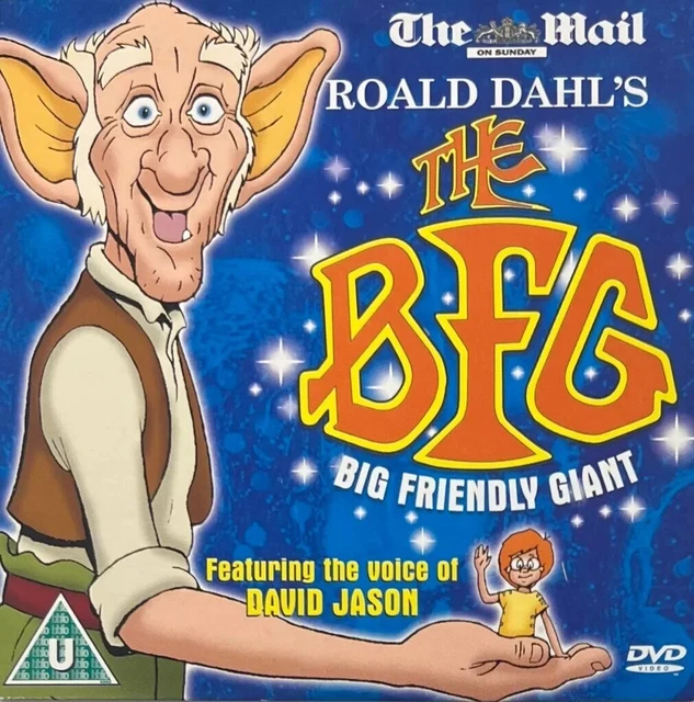 ROALD DAHL'S THE BFG - 1989 animated film (DVD) - Voice of David Jason ...