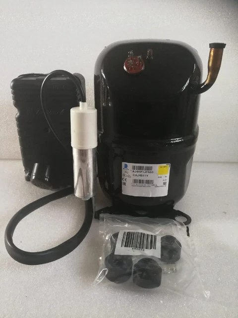 TECUMSEH CAJ4511Y (32.7CC, 1 HP) R134a, 230V Refrigeration Compressor £ ...