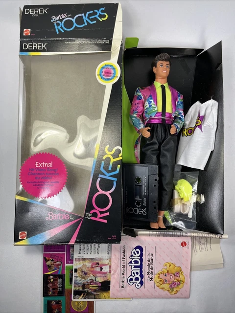 BARBIE AND THE Rockers Derek Canadian Box Billingual Cassette 2428 1985 ...