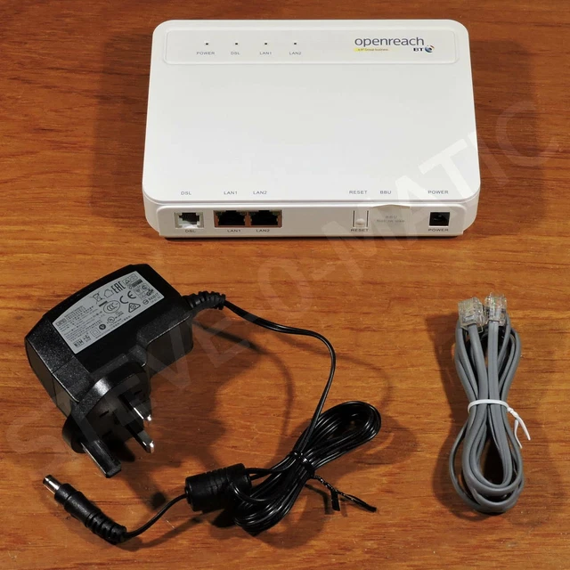 BT OPENREACH HUAWEI HG612 VDSL/FTTC Fibre Modem "UNLOCKED" £26.99 ...